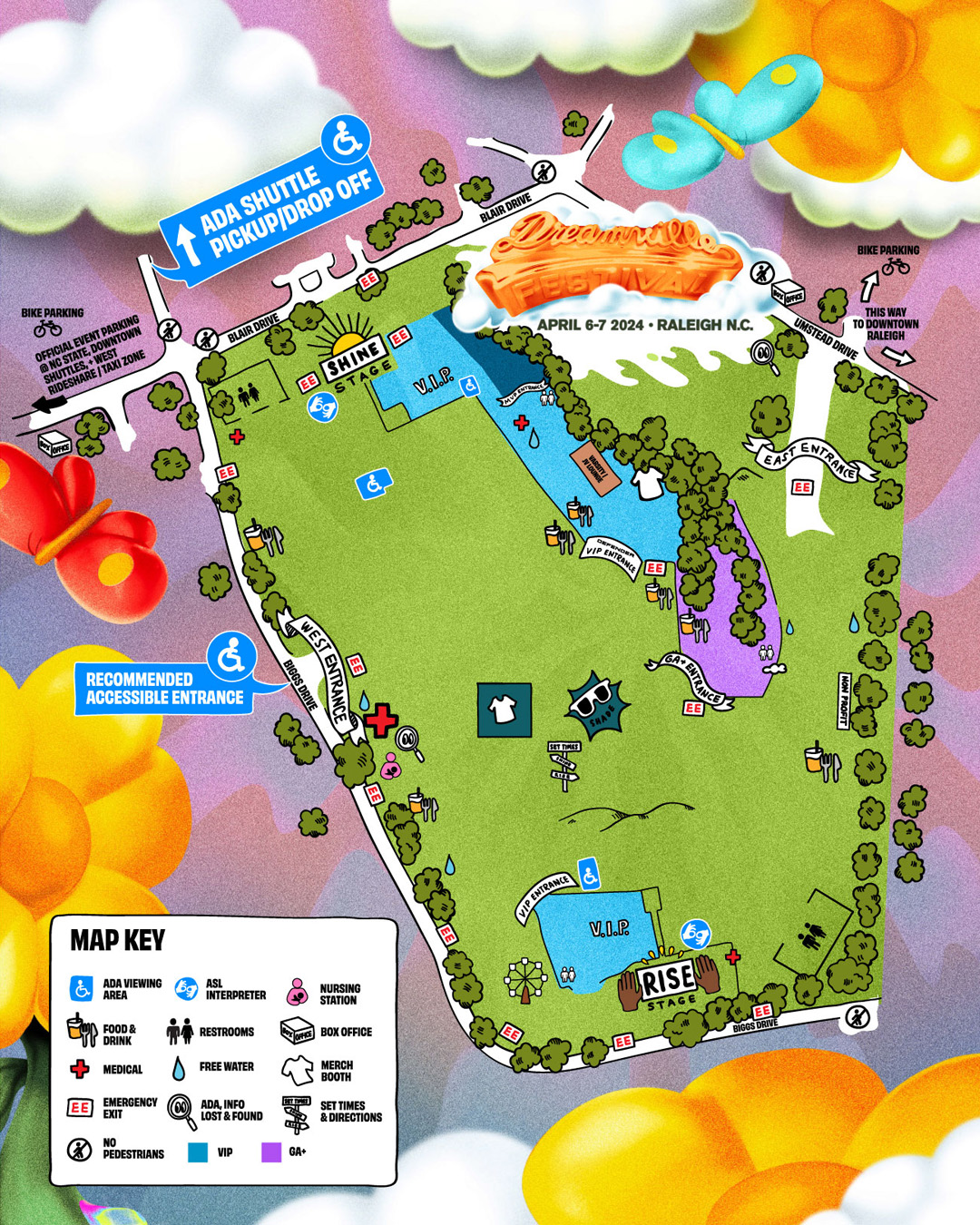 Accessible Viewing Areas – Dreamville Fest